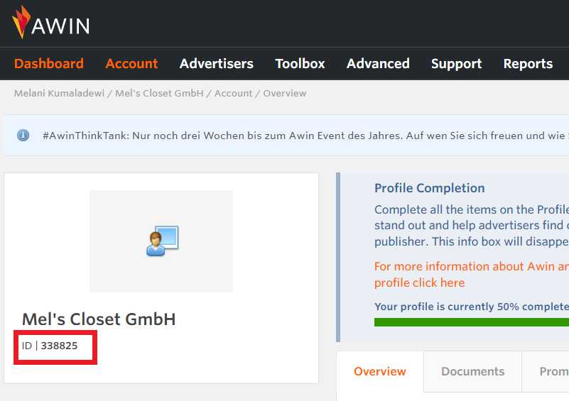 Where can I find my Publisher ID?
