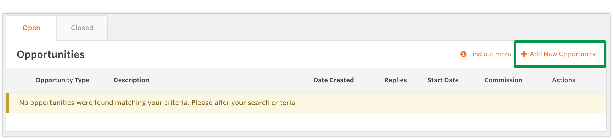 Step by step Guide to Opportunity Marketplace