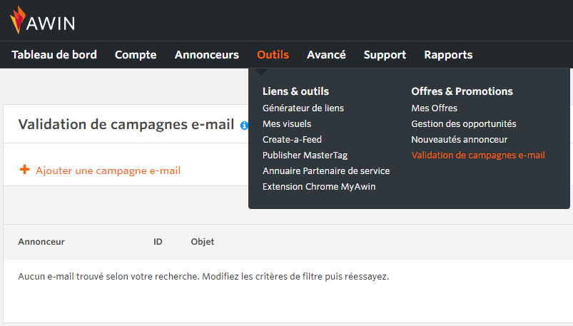 Qu'est-ce que l'outil de validation de campagnes e-mails